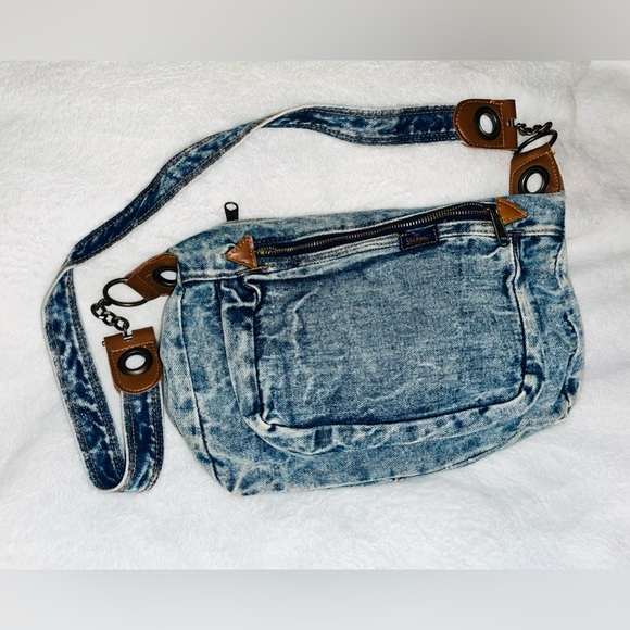 Shane | Bags | Vintage Denim Acid Wash Shoulder Bag By Shane | Poshmark